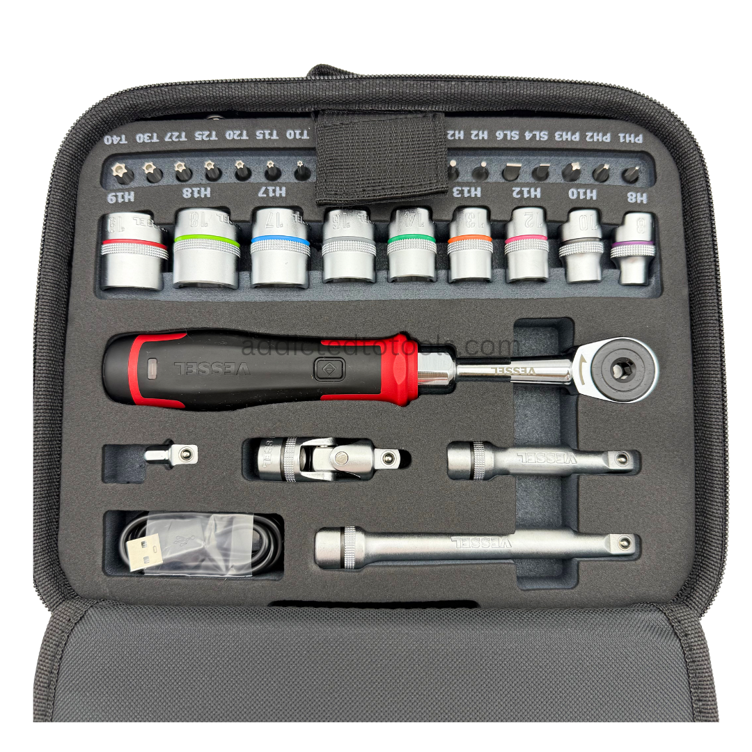 Vessel Electric Slim Ratchet Kit 400ER3-1M – Addicted to tools