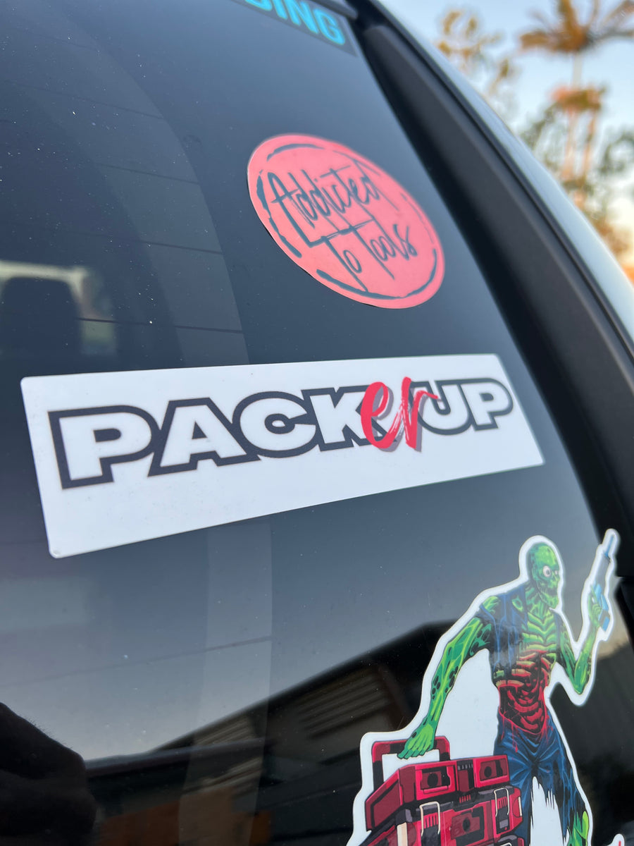 Packerup Sticker – Addicted to tools