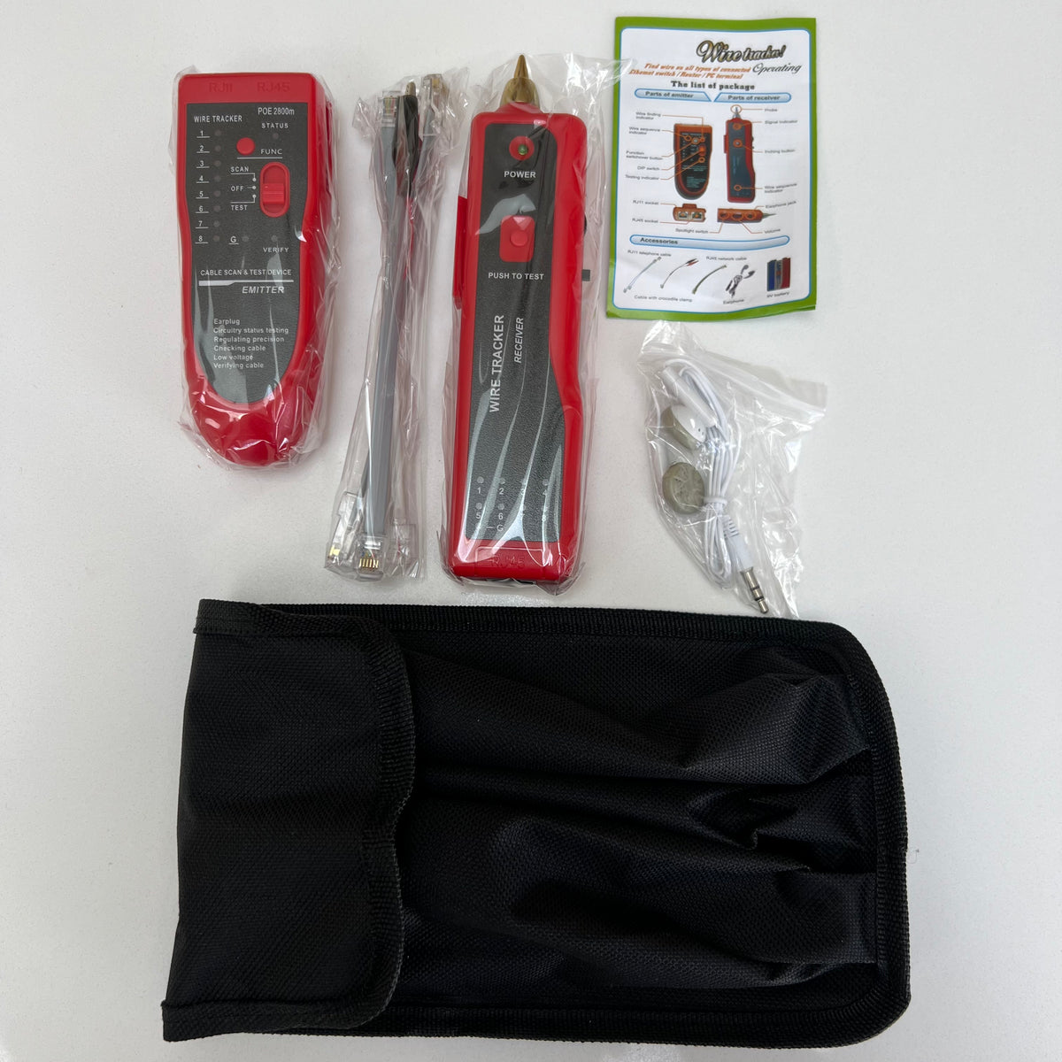 Cable Toner/F set for network communications and electrical cabling ...