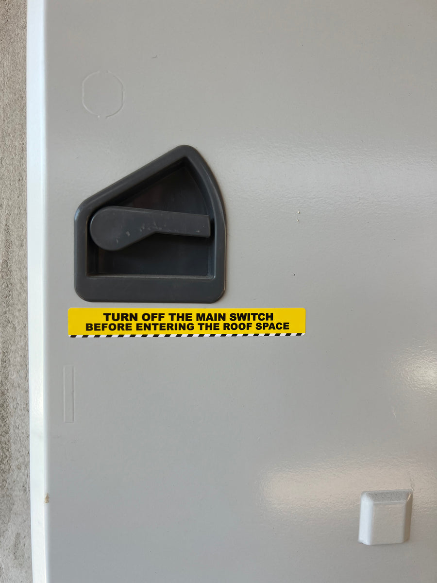Electrical safety sticker Free with any purchase or 1.20 for delivery ...
