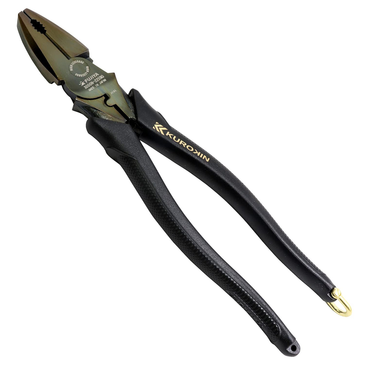 fujiya kurokin3000N-225BG High leverage side cutting pliers – Addicted ...