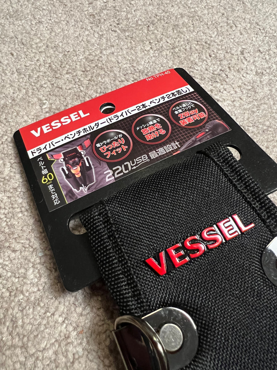 Vessel electric screwdriver pouch and bit holder COMBO!! Please read d ...